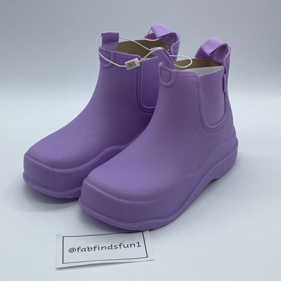Zara | Shoes | Zara Kids Wellie Boot Lilac | Poshmark